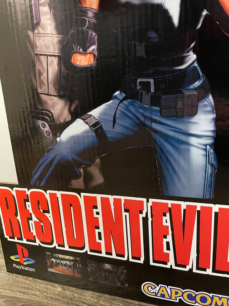 Resident Evil - Jill Standee 18x47”- Nintendo Sega Capcom Sign - Etsy