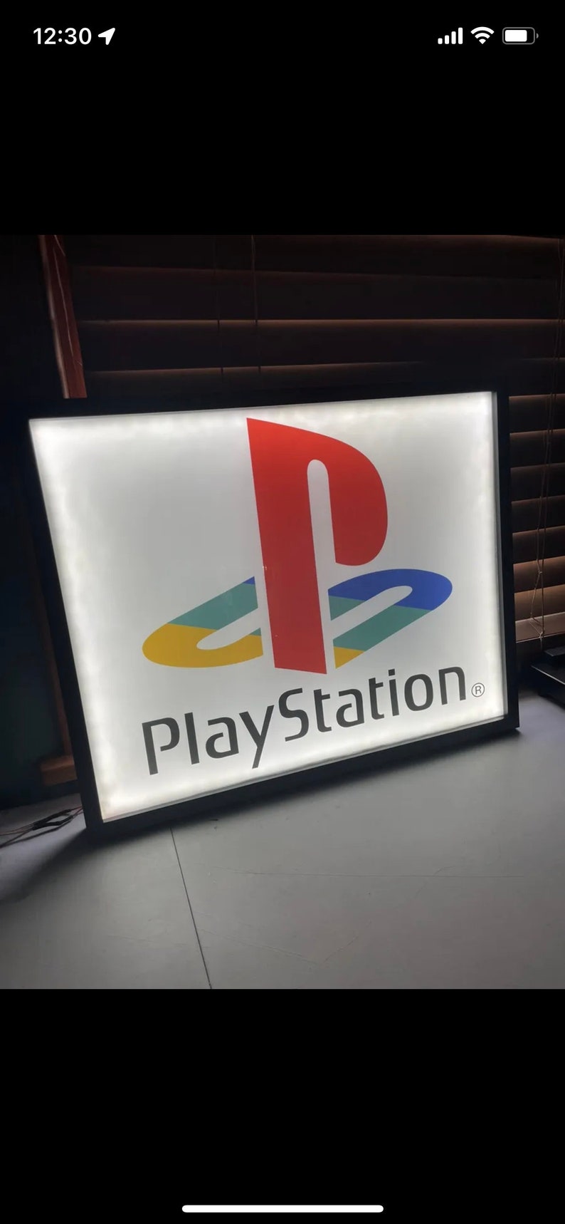 Sony Playstation PS1 Backlit Sign 17x21” - Etsy