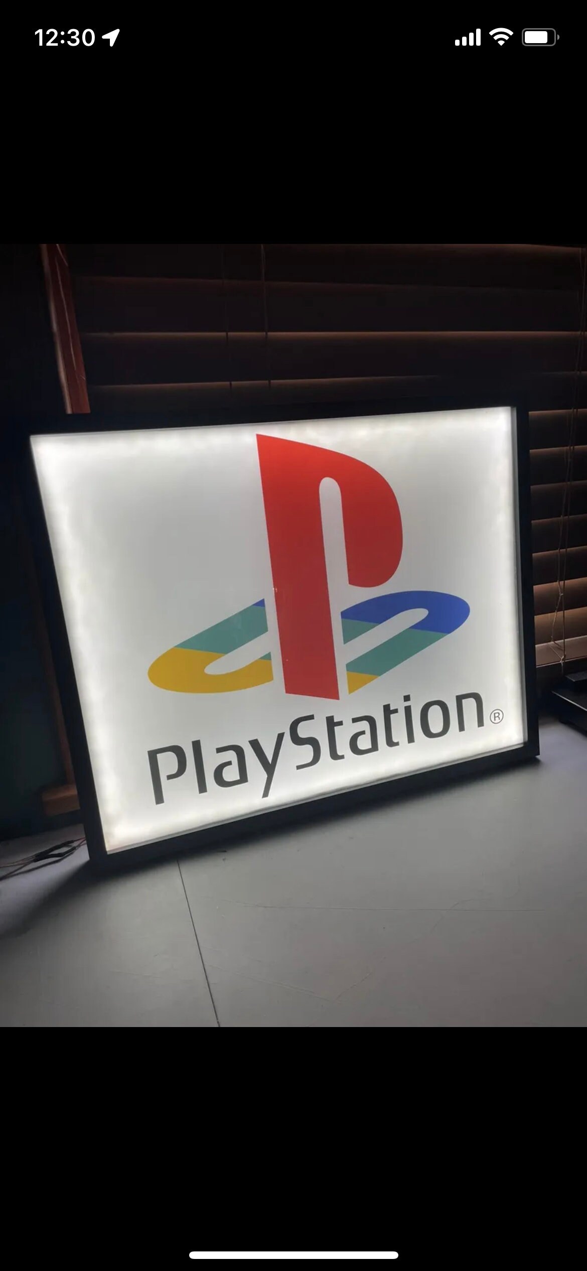 Sony Playstation PS1 Backlit Sign 17x21” - Etsy