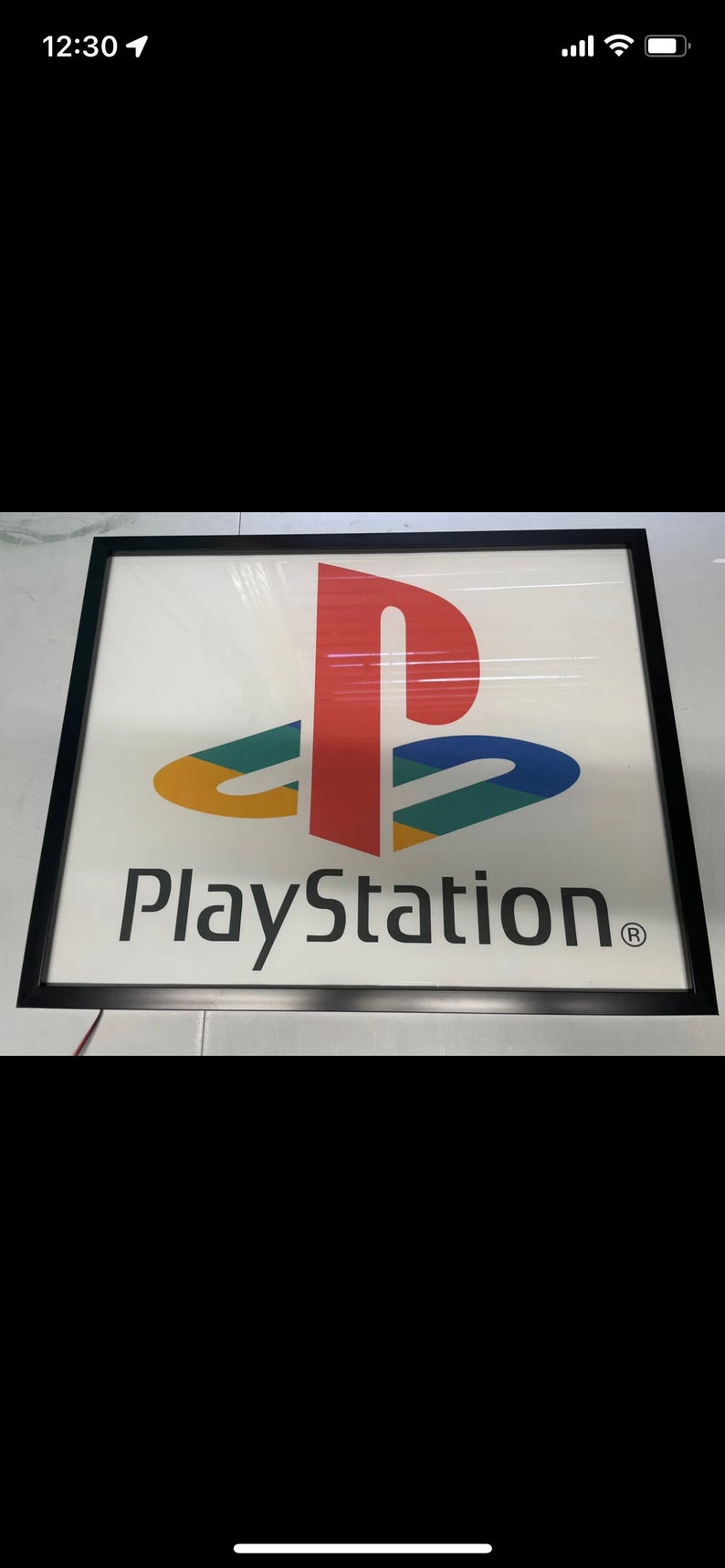 Sony Playstation PS1 Backlit Sign 17x21” - Etsy