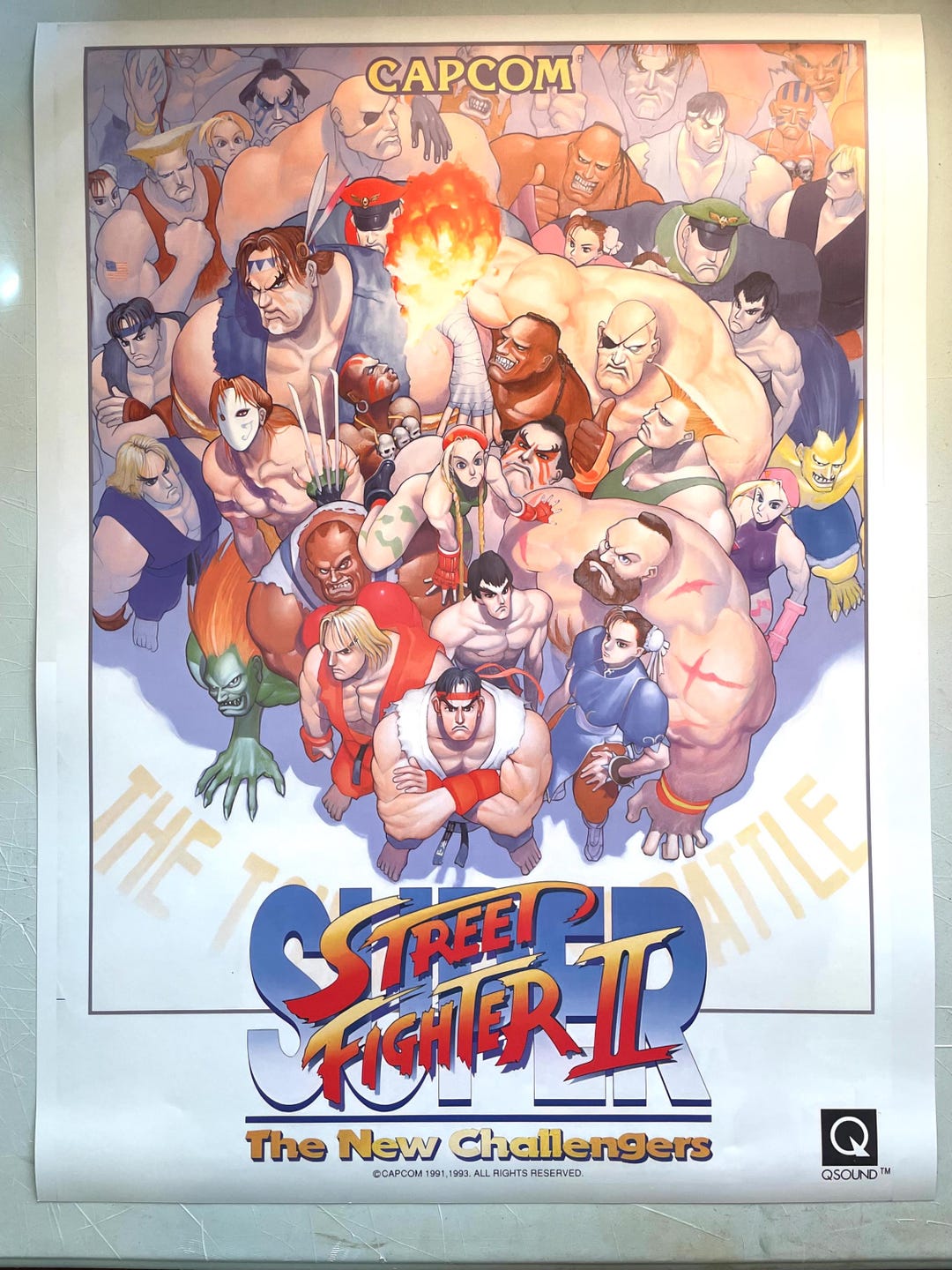 Street Fighter 2 New Challengers Poster - CPS2 - Etsy Canada