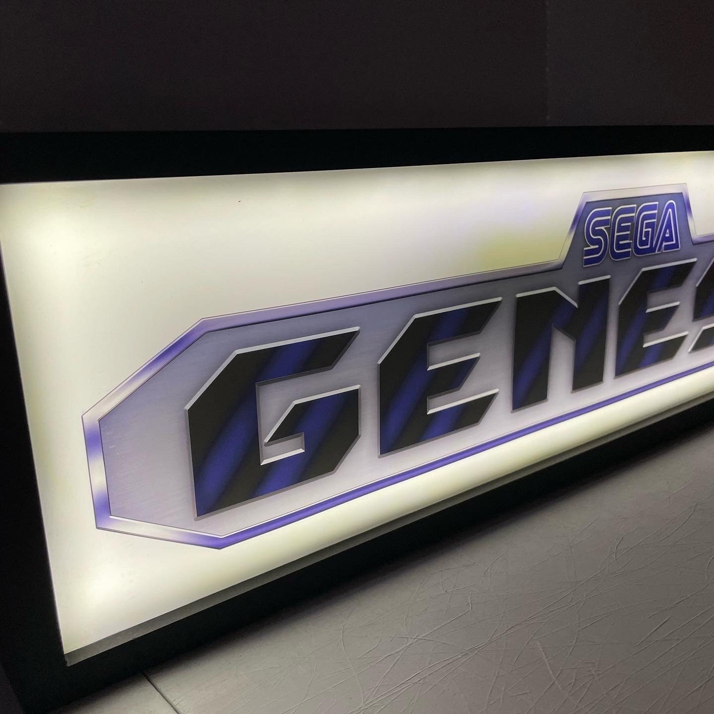 Sega Genesis Backlit Sign 8x29” - Etsy