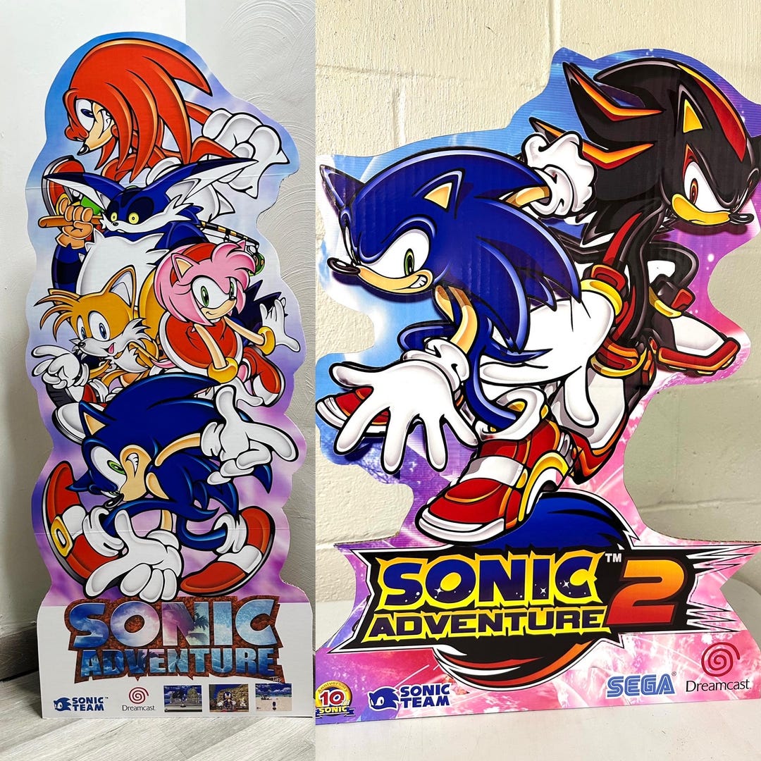 Sonic Adventure Standee - Sega Sign Display - Etsy