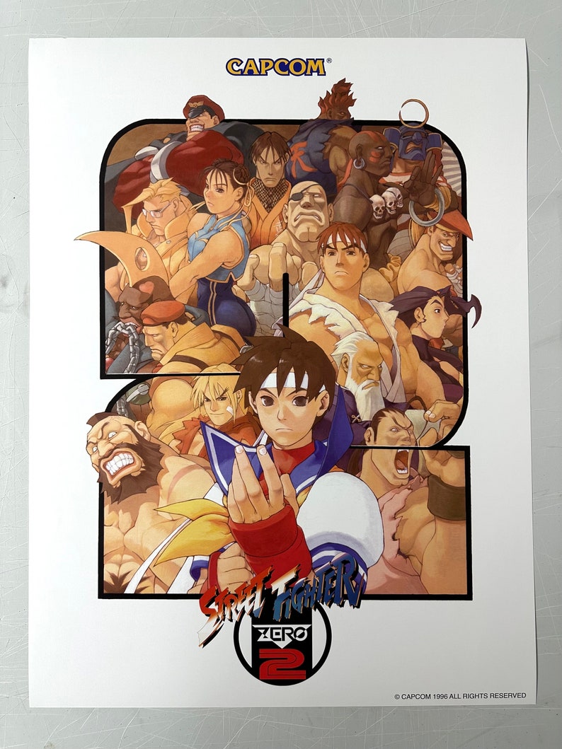 Street Fighter Alpha 2 Poster - Zero CPS2 - Etsy