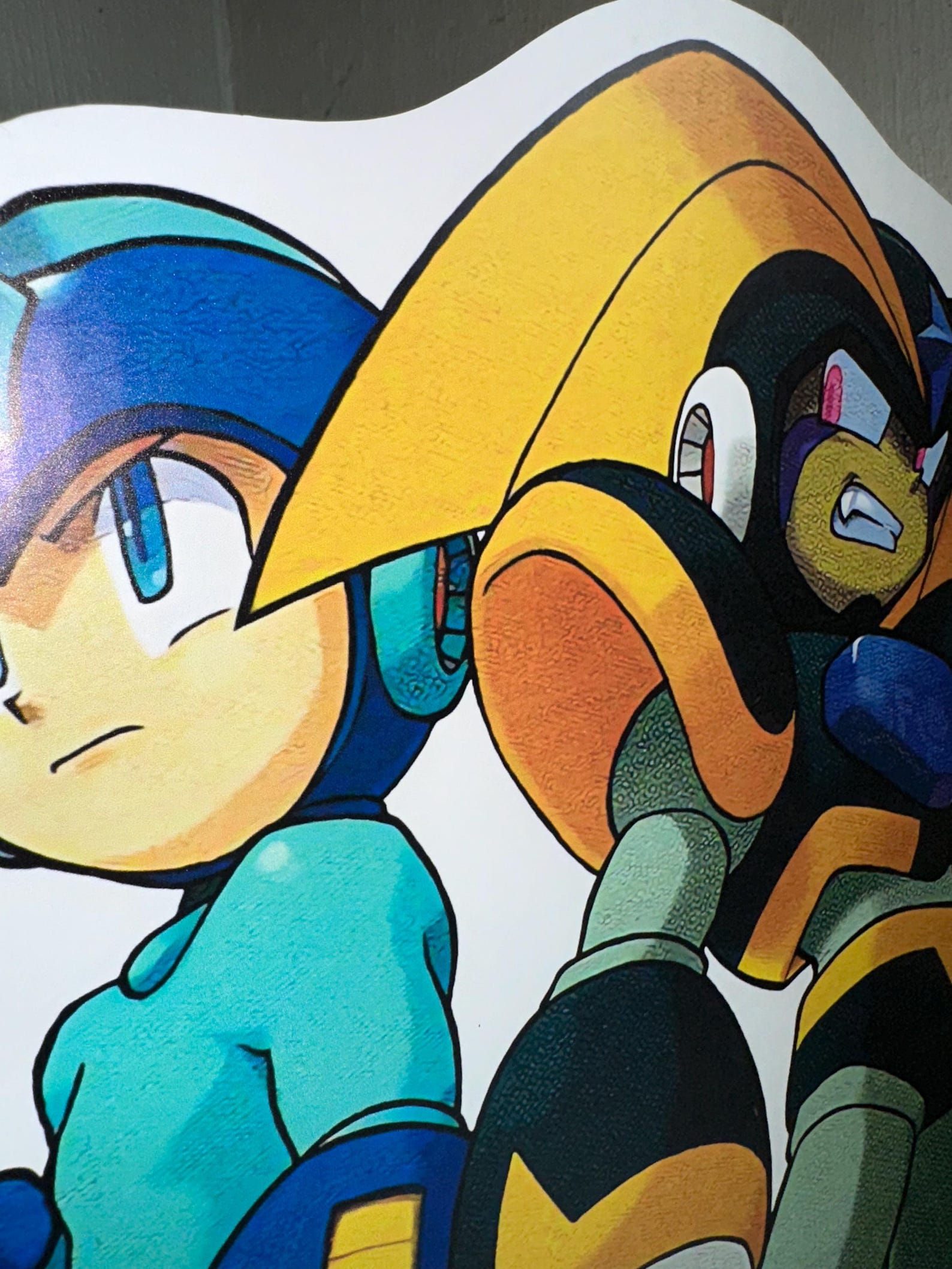 Megaman & Bass Standee - Nintendo Sega Capcom Sign Gba Gameboy - Etsy
