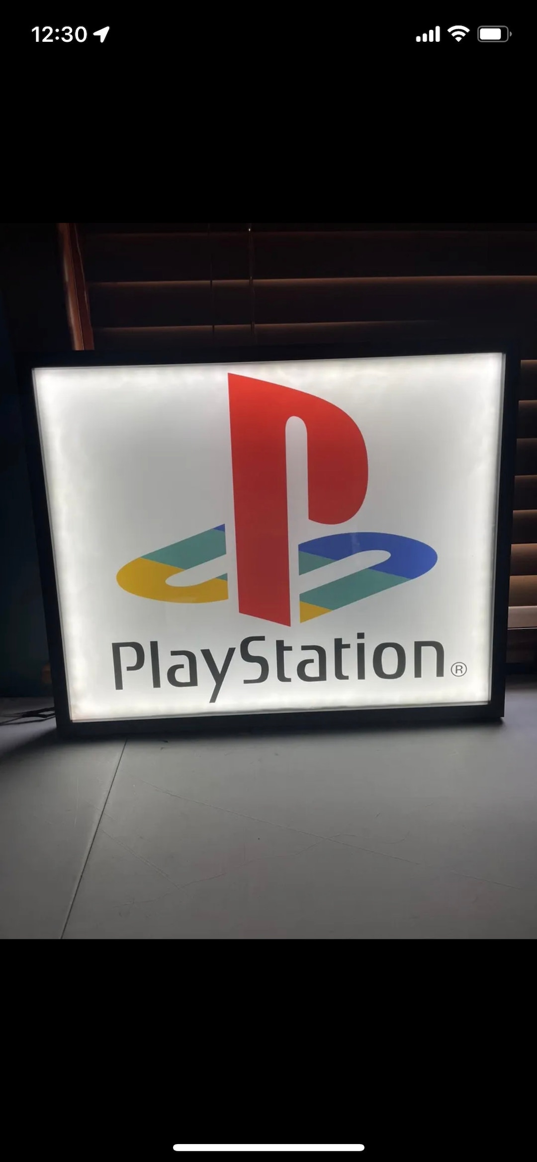 Sony Playstation PS1 Backlit Sign 17x21” - Etsy