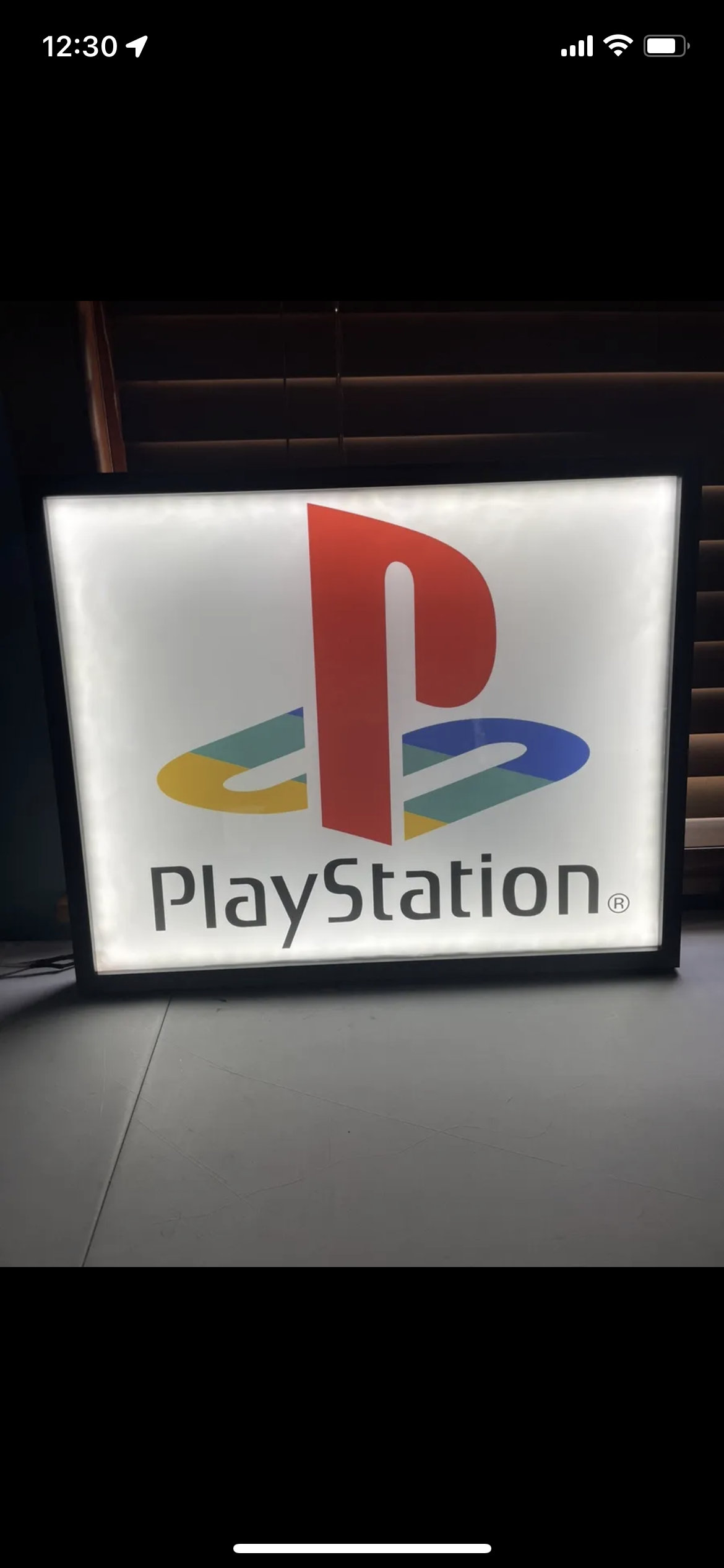Sony Playstation PS1 Backlit Sign 17x21 - Etsy