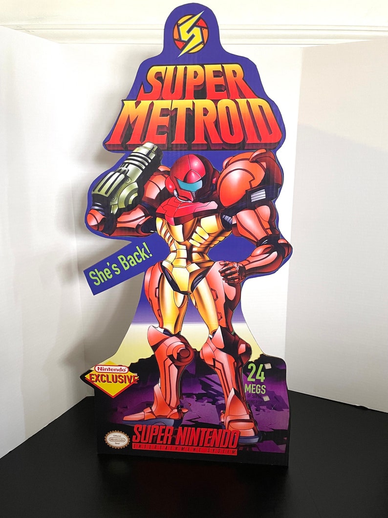 Super Metroid Standee Nintendo Sega Sign - Etsy
