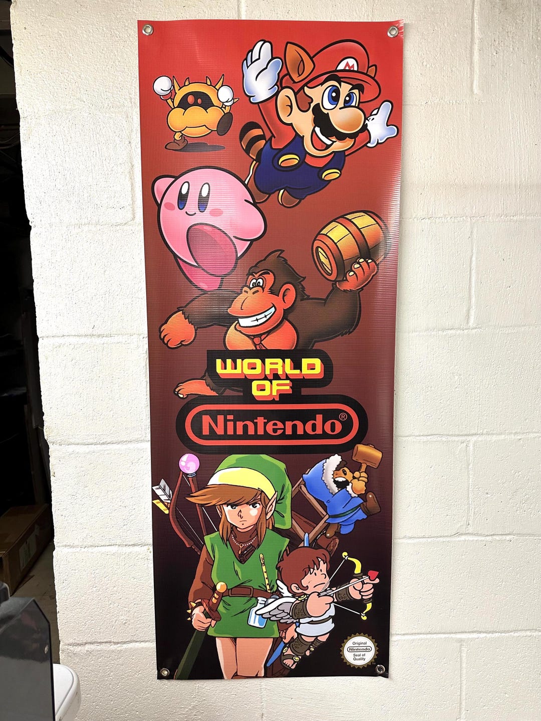 World of Nintendo Banner 20x48” - Etsy