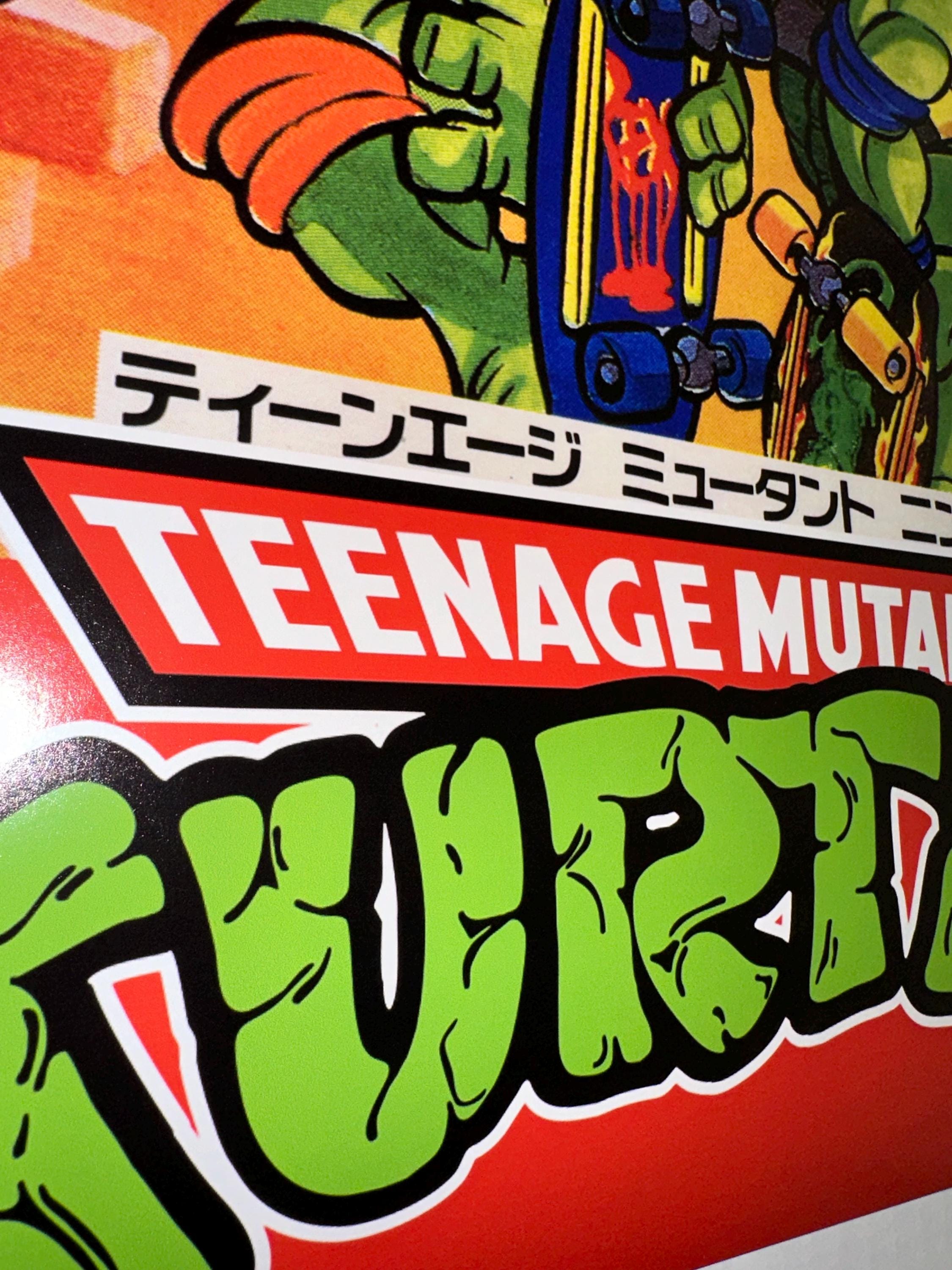 TMNT 2 Arcade Game Poster - Ninja Turtles - Etsy