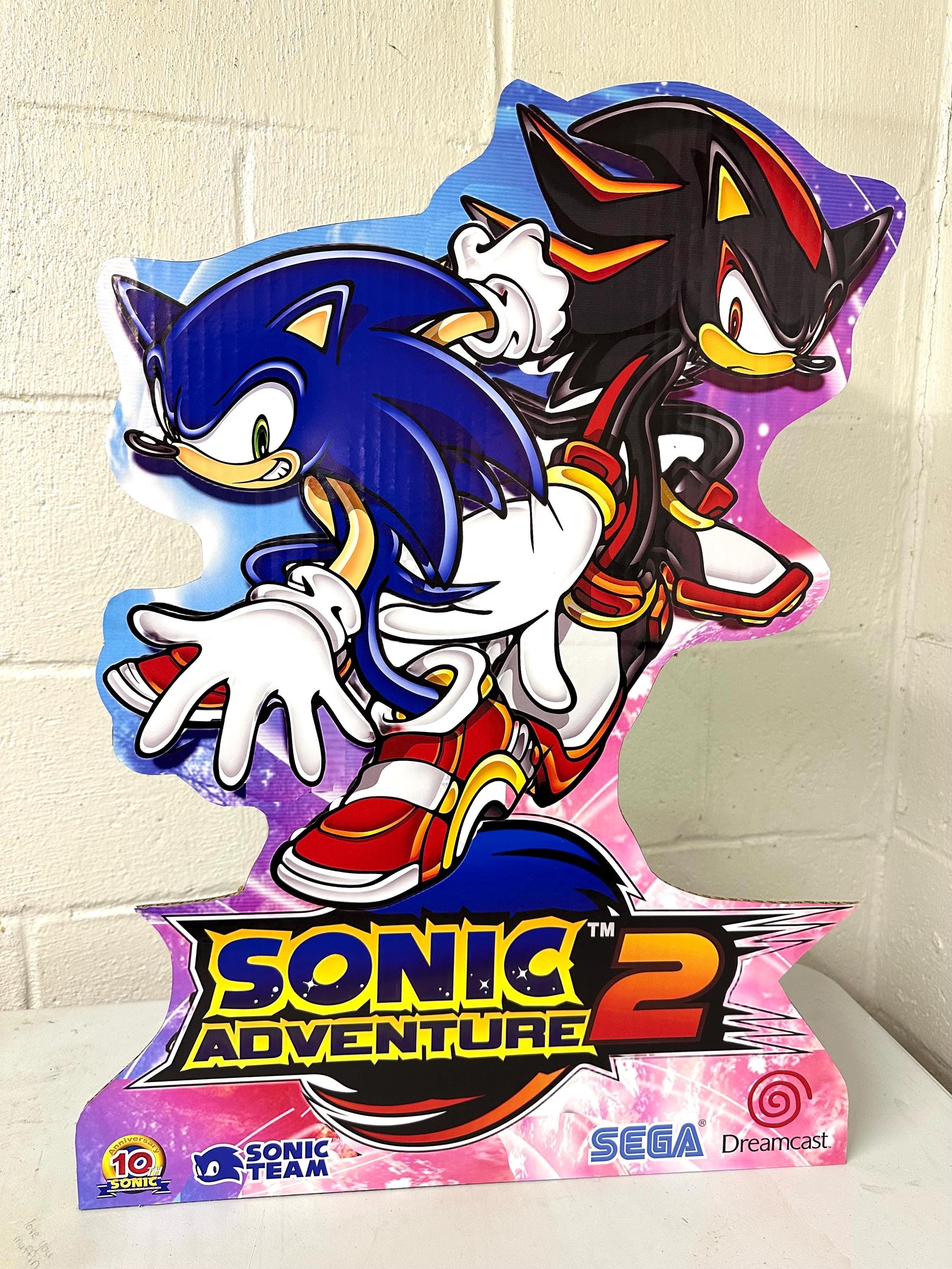 Sonic Adventure 2 Repro Standee (small) Sega Dreamcast - Etsy