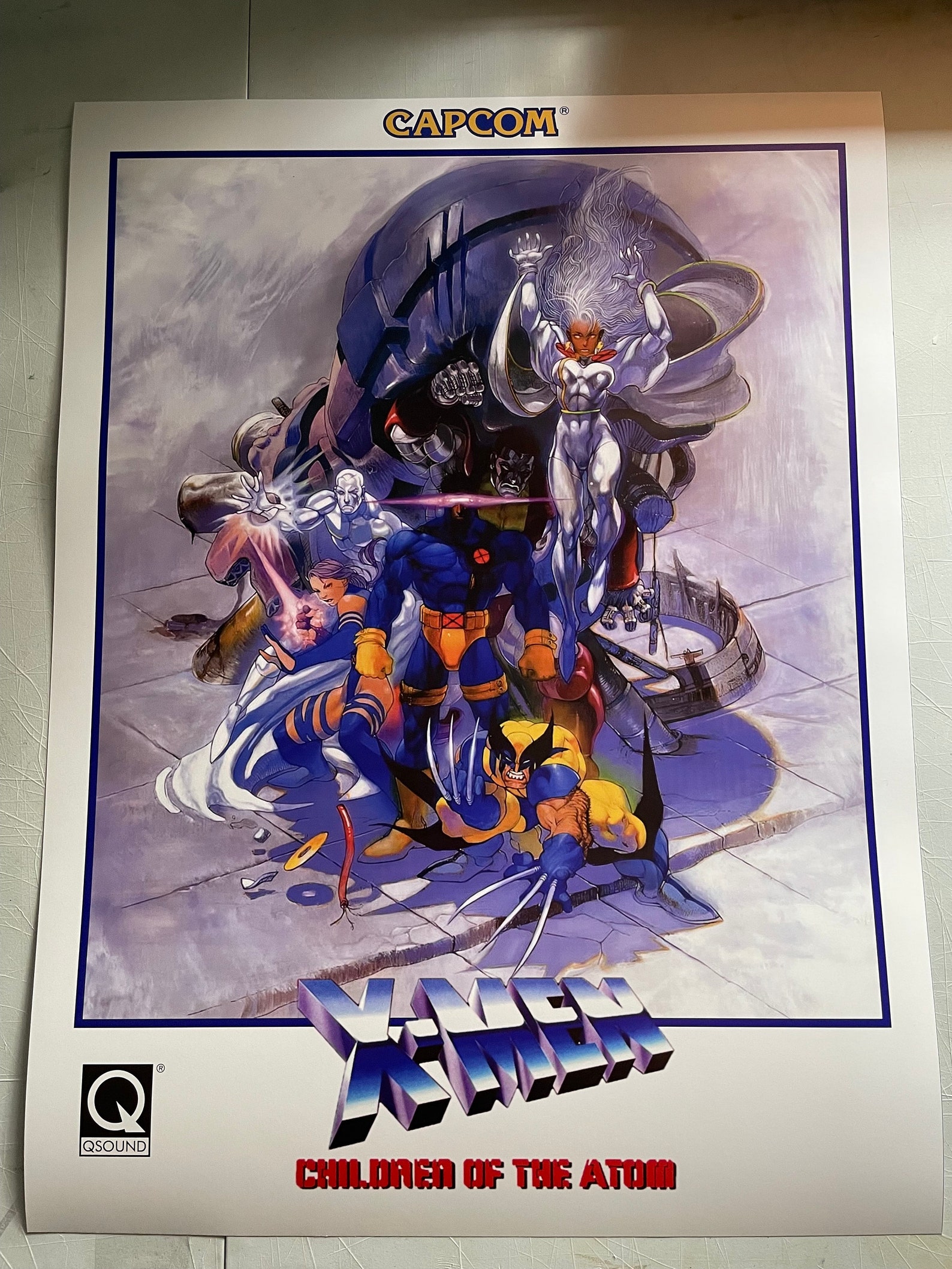X-men Children of the Atom Poster CPS2 Capcom - Etsy