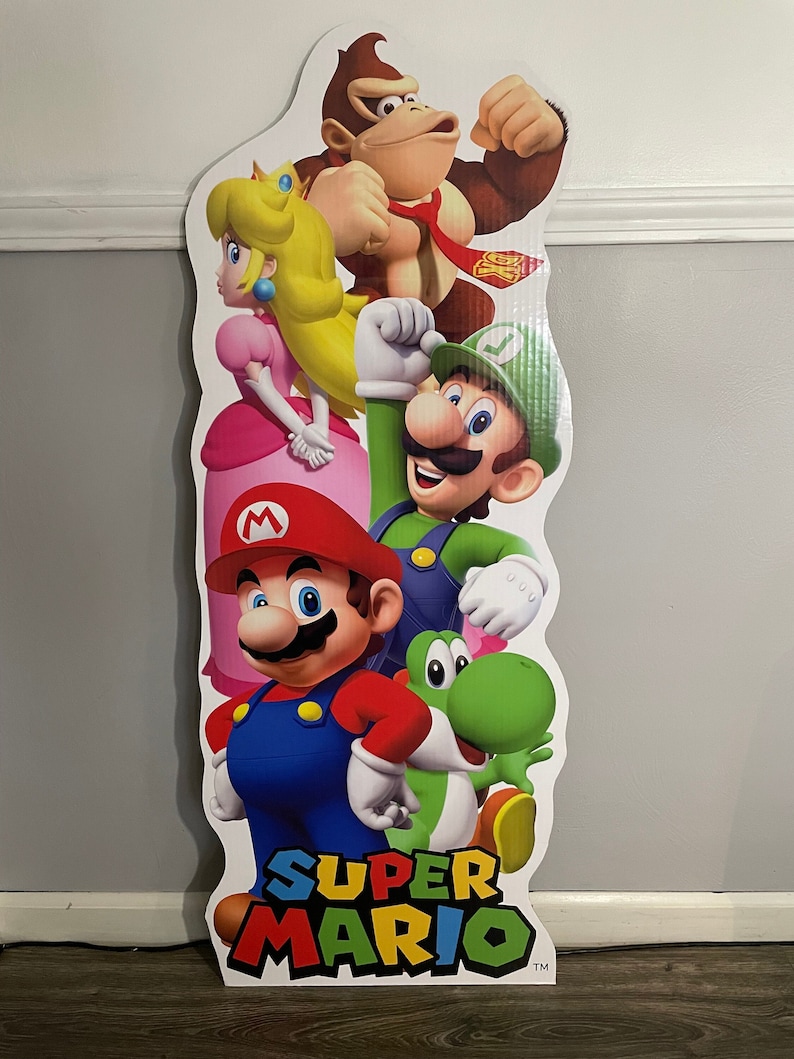 Super Mario Standee - Etsy