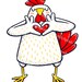 Cute Love Chicken PNG Clipart, Heart Hands Hen Cartoon, Valentine ...