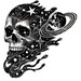 Cosmic Skull Clipart, Galaxy Skeleton Illustration PNG, Space & Stars ...