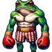 Strong Muscular Frog With Boxing Gloves PNG Clipart, Cartoon Animal Art ...