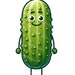 Cute Pickle Character Clipart | Digital Download | Printable ...