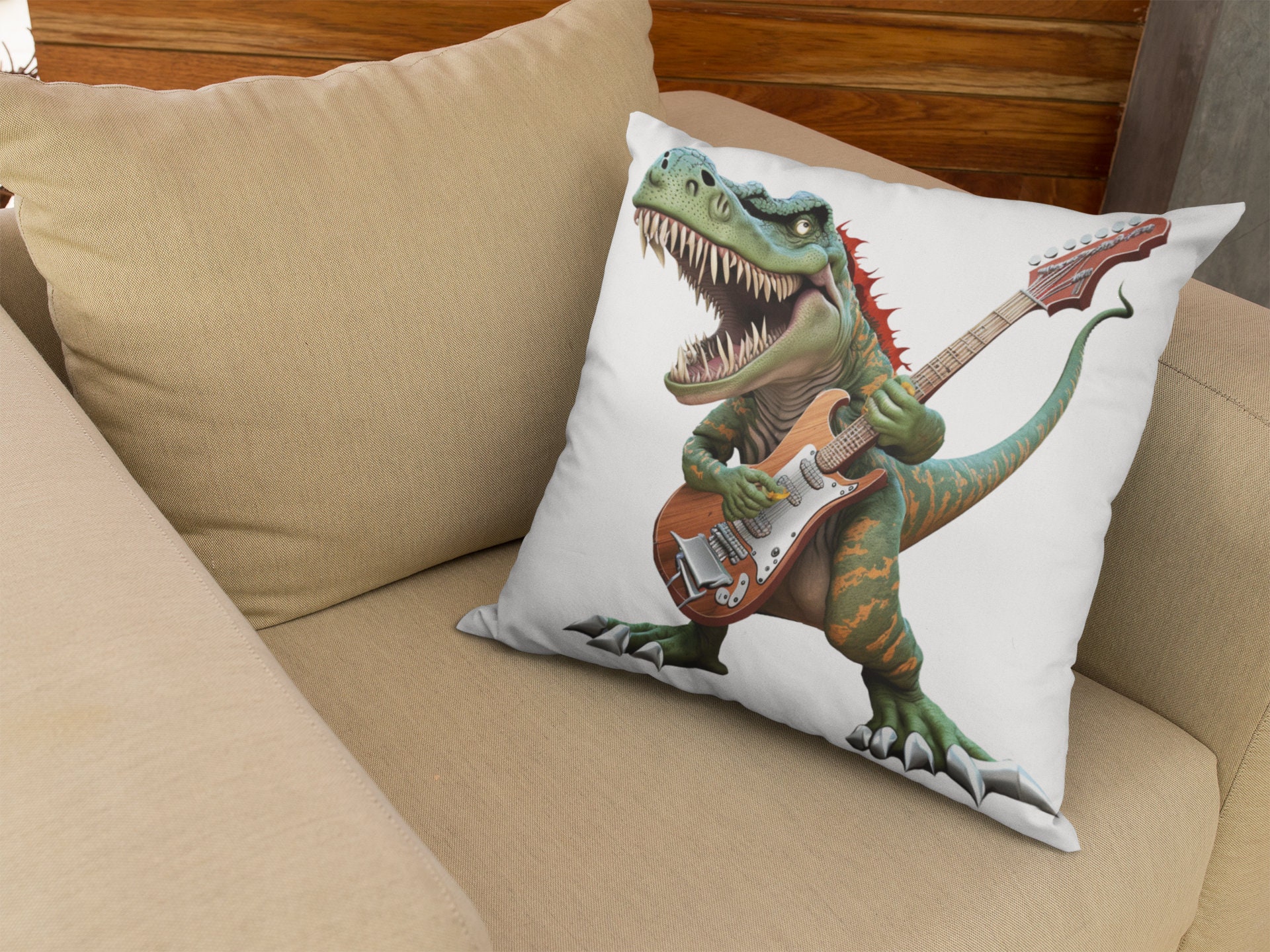 T-rex Dinosaur With Guitar Cliparttransparent PNG Clip - Etsy