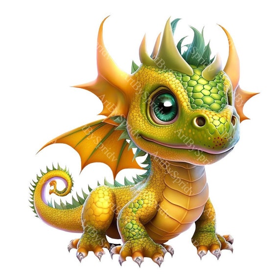 Baby Dragon Cartoon
