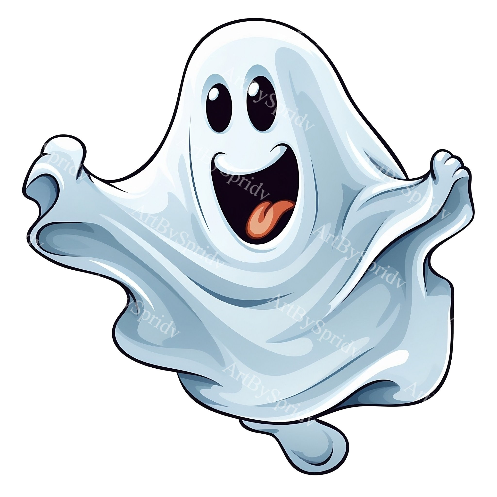Scary Animated Ghost