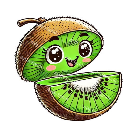Kiwi Clipart Cute
