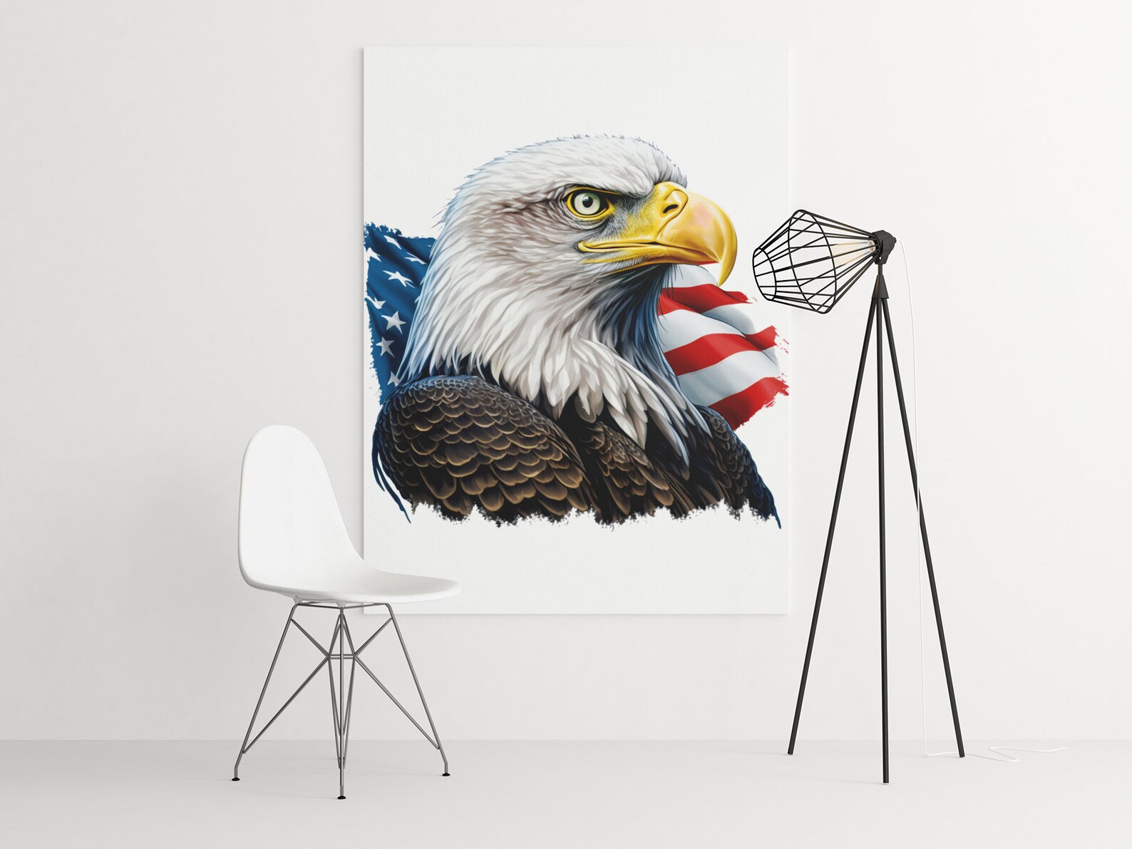 USA Patriotic Eagle Flag PNG Transparent Clipart Abstact Design ...