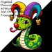 Whimsical Jester Snake Clipart - High-quality Transparent PNG, Festive ...