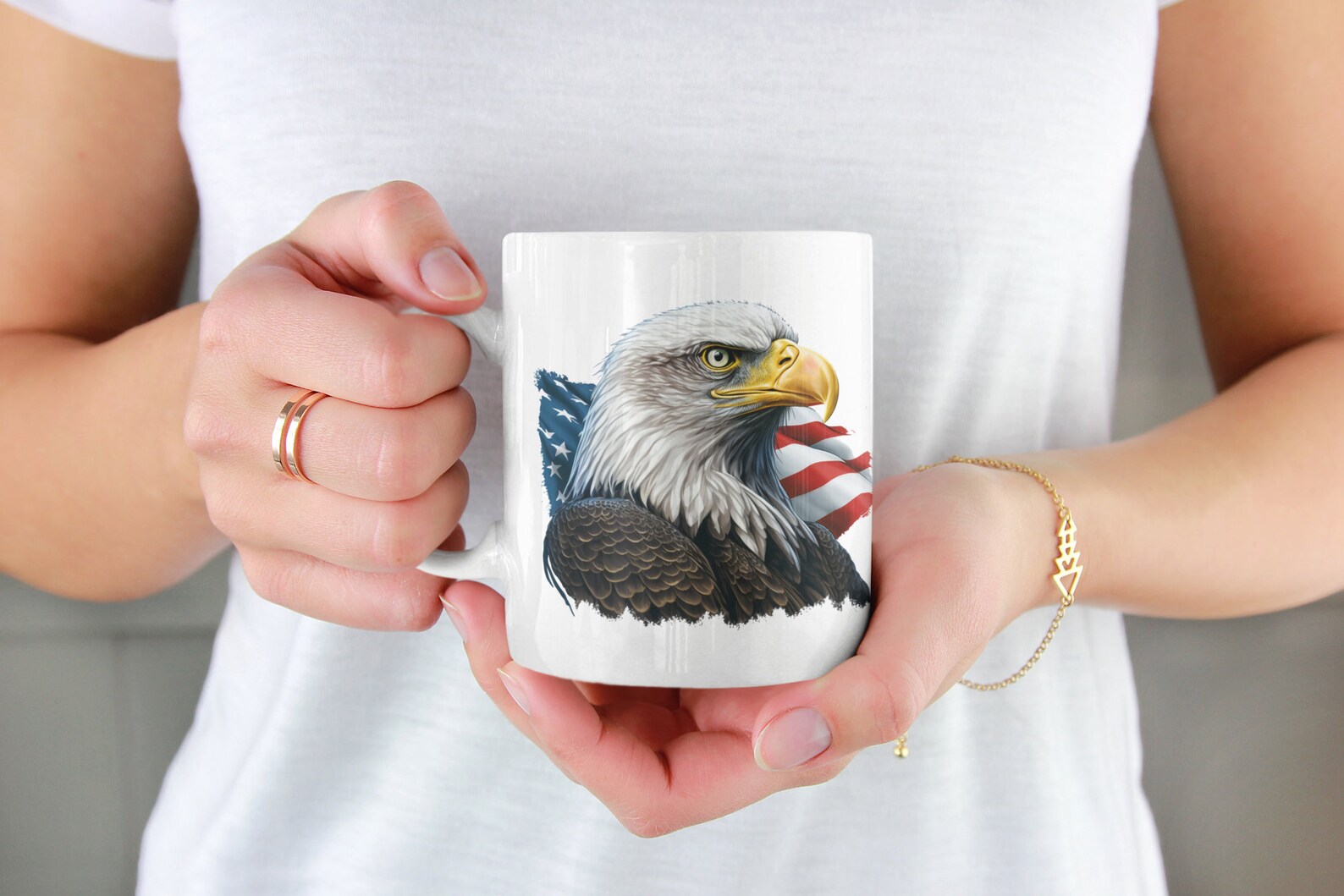 USA Patriotic Eagle Flag PNG Transparent Clipart Abstact Design ...