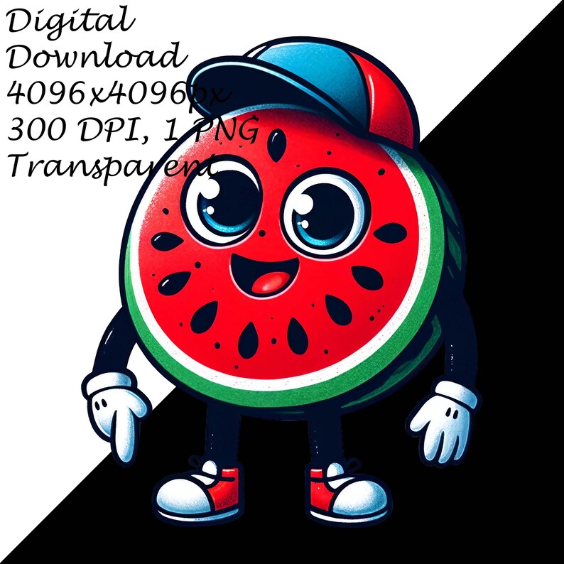 Watermelon Slice PNG Clipart,cute Fruit Summer Illustration for Party ...
