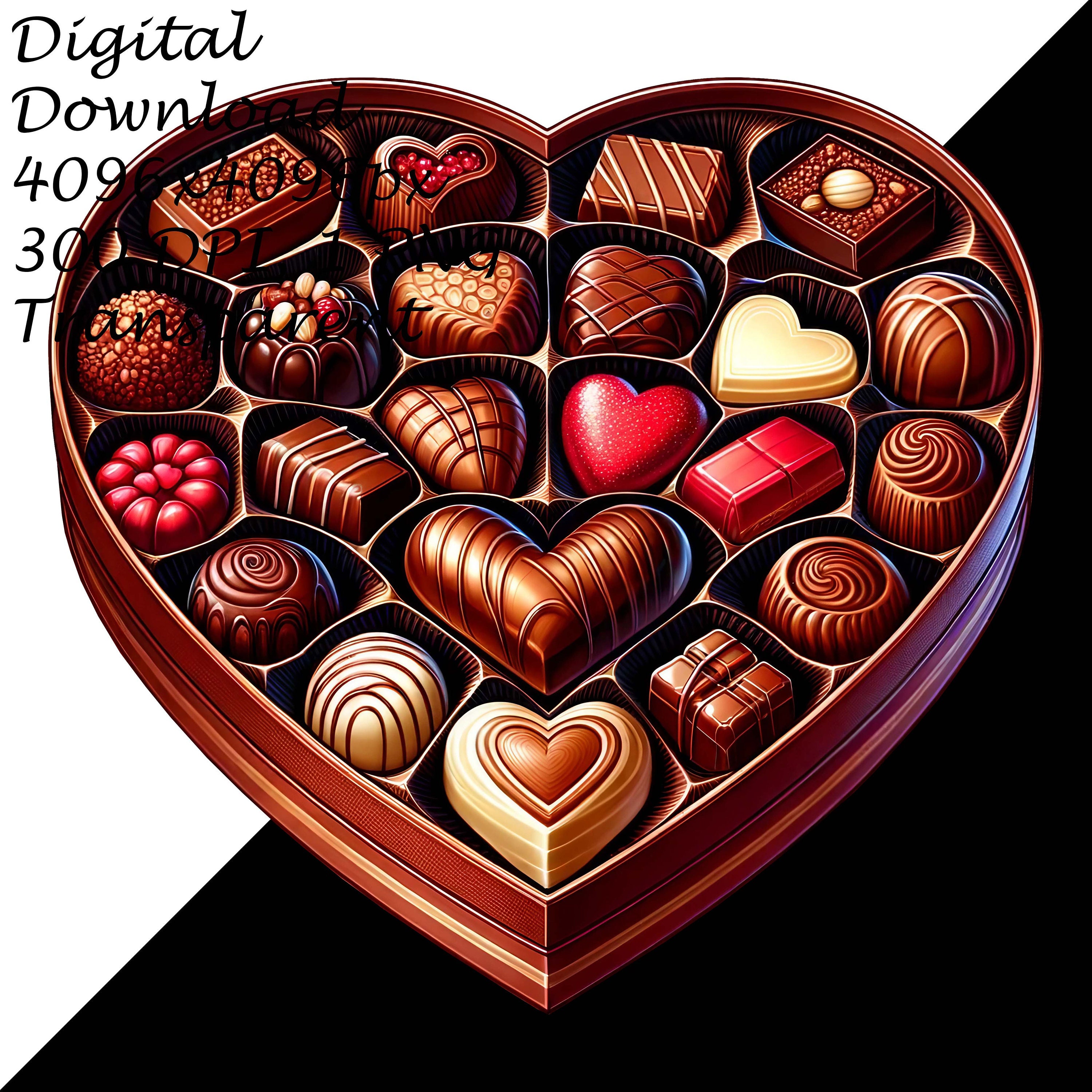Chocolate Valentine Hearts Clip Art Of Collage 34095 Chocolate