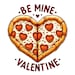 Valentine's Day Pizza Heart Clipart - Digital PNG for Dtg,t-shirt,mug ...