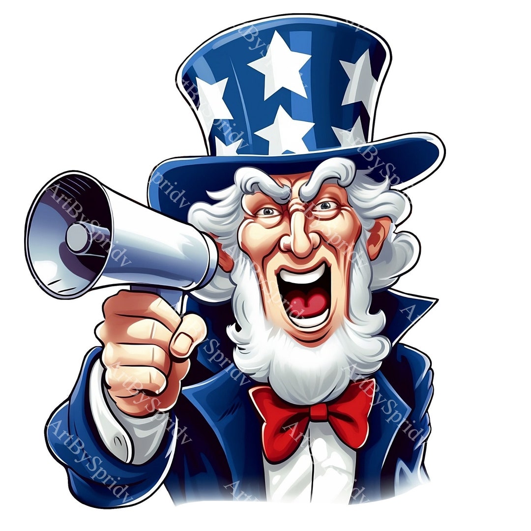 Patriotic Uncle Sam PNG Clipart - American Flag Art, USA Icon Digital ...