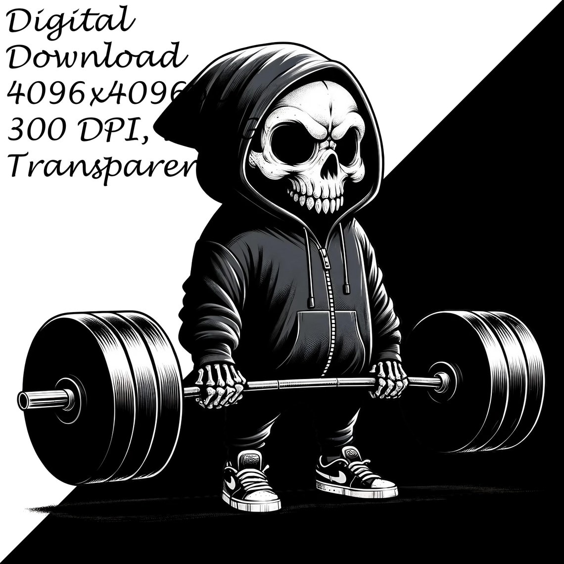 Skeleton Lifting Weights Clipart | Transparent PNG | Gym Fitness ...