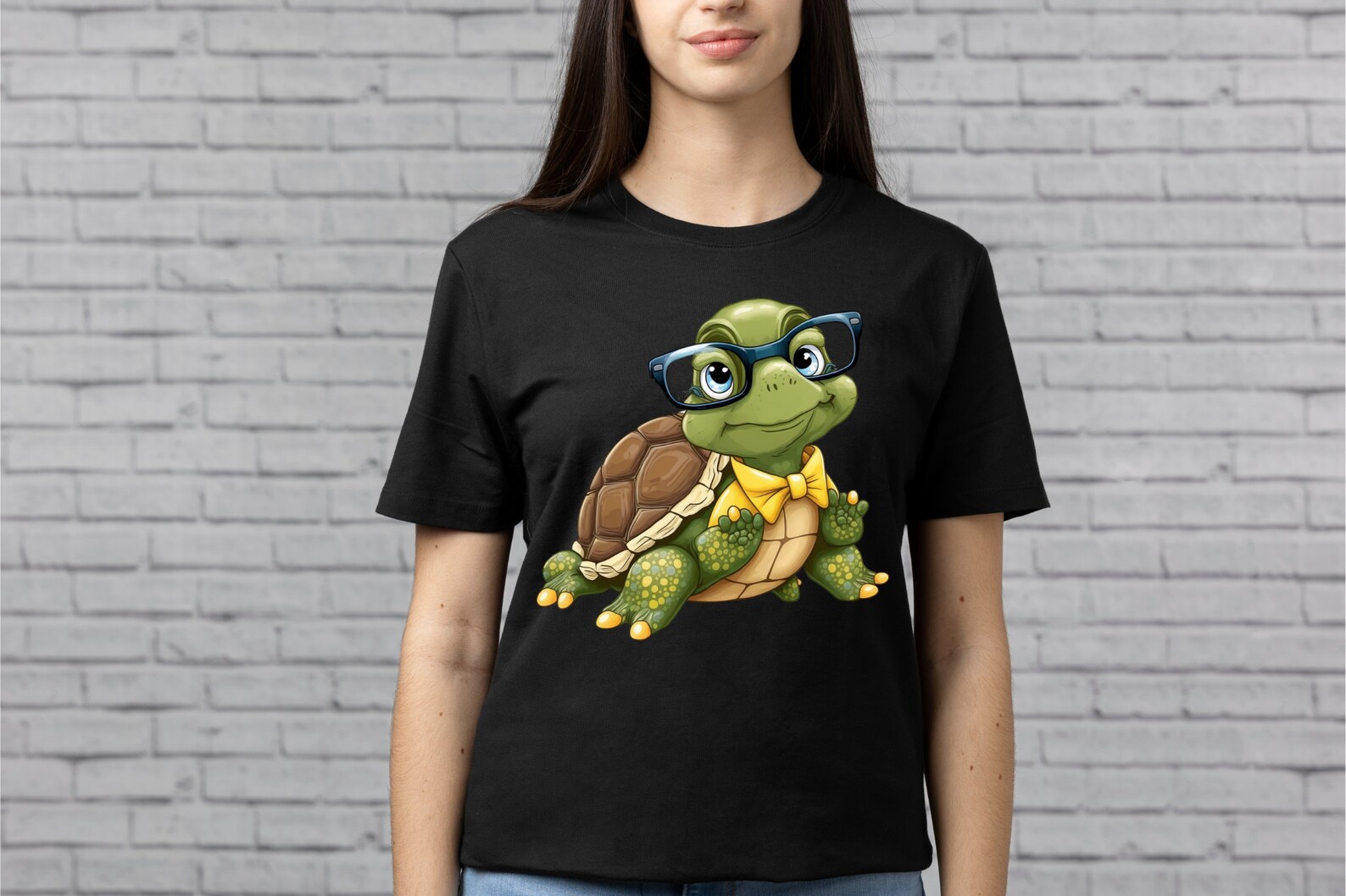 Cute Turtle Print Clip Art Png File Digital Instant - Etsy