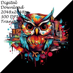 Urban Street Art Owl Download PNG Clipart, Graffiti-style Owl Clip Art ...