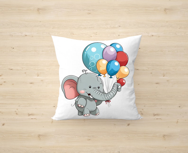 Elephant Air Balloons PNG Transparent Clipart Kids Cartoon - Etsy