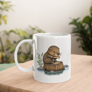 Baby Beaver With Log/dam PNG Clipart, Transparent Animal Print Kids ...