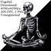 Skeleton Sitting Cross-legged Clipart - Transparent PNG, Digital ...