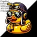 Rubber Duck Pilot Clipart - Sunglasses & Helmet With Propeller, Digital ...