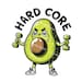 Hardcore Avocado Cartoon PNG Clipart, Cute Avocado Lifting Dumbbells Illustration, Fitness Fruit ...