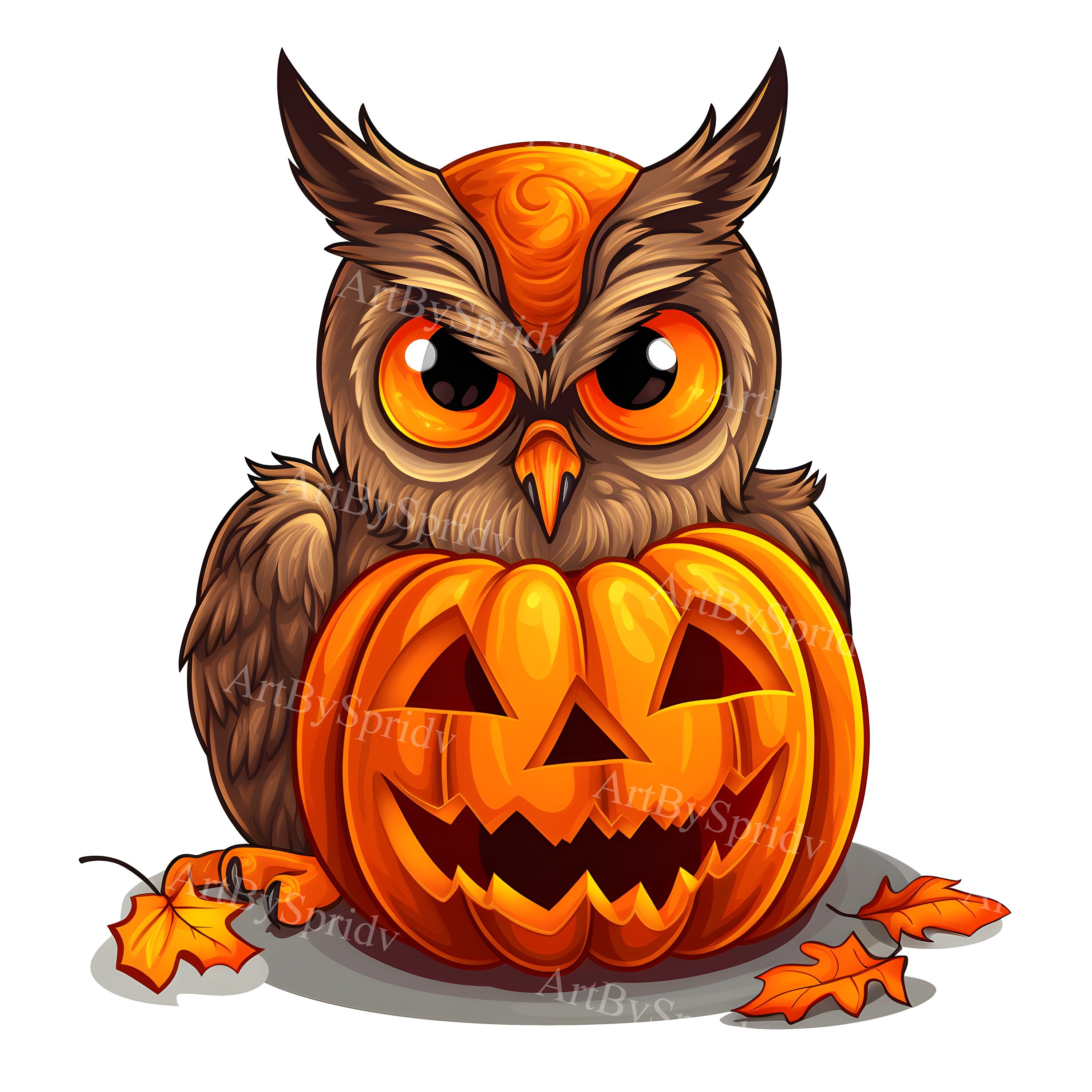 Happy Halloween Owl Clip Art