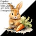 Watercolor Bunny Clipart Set | 4 High-quality Transparent PNG Rabbit ...