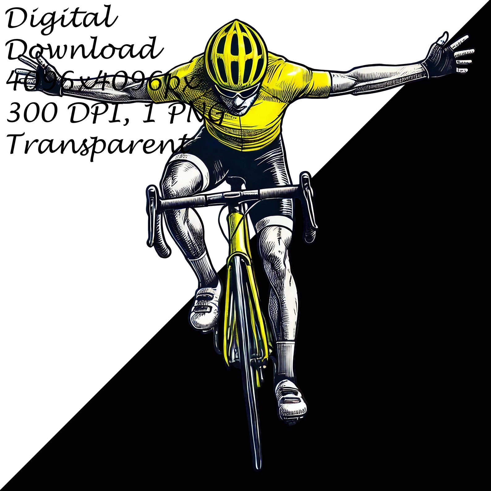 Cyclist Crossing Finish Line PNG Clipart, Victory Celebration Racing ...
