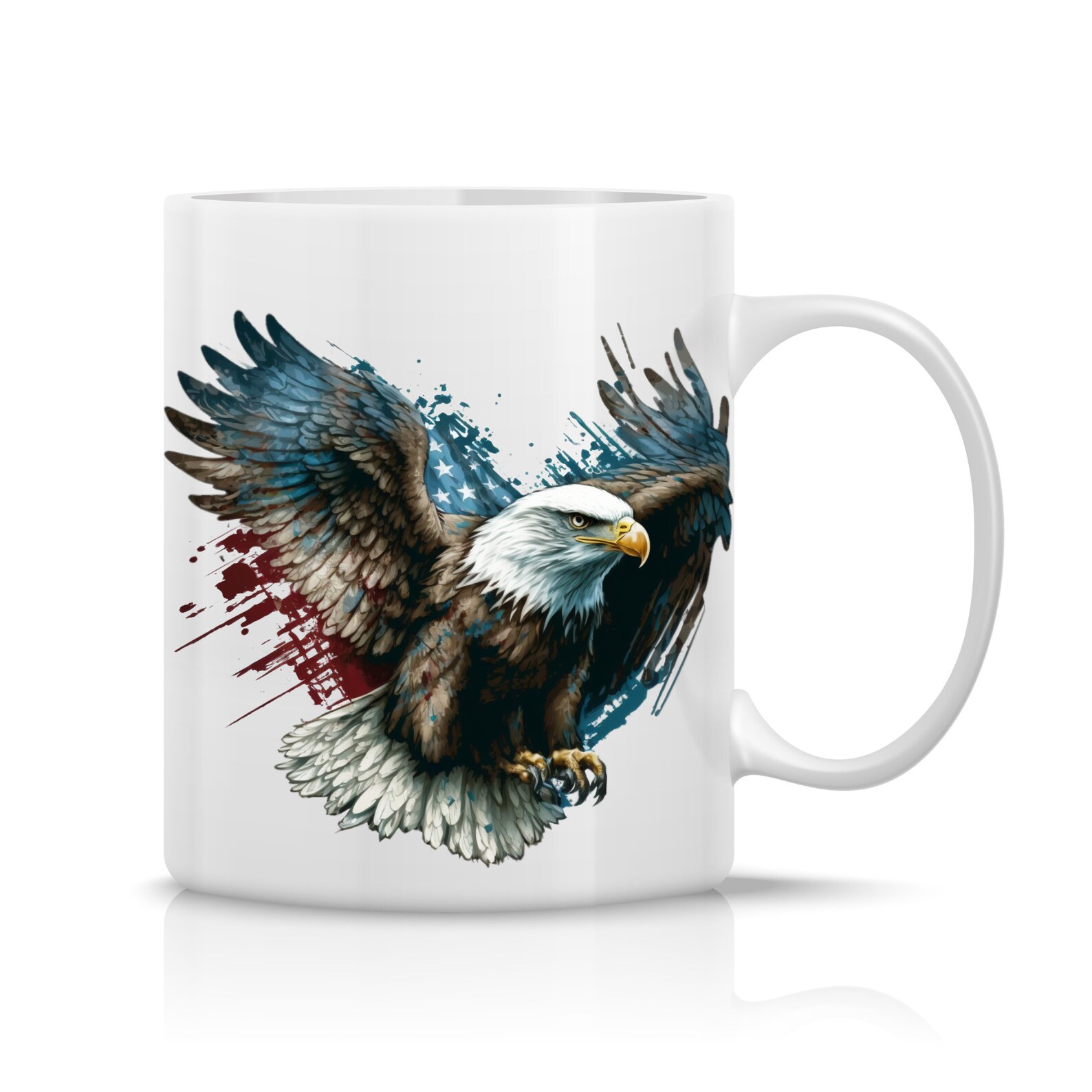 USA Patriotic Eagle Flag PNG Transparent Clipart Abstact Design ...
