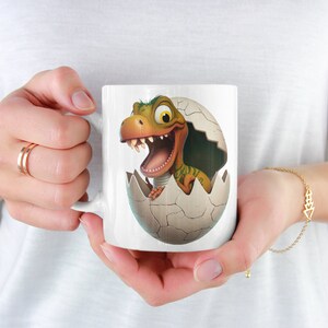 T-rex Dinosaur Hatching From Egg Clip Art Png File, Digital Download ...