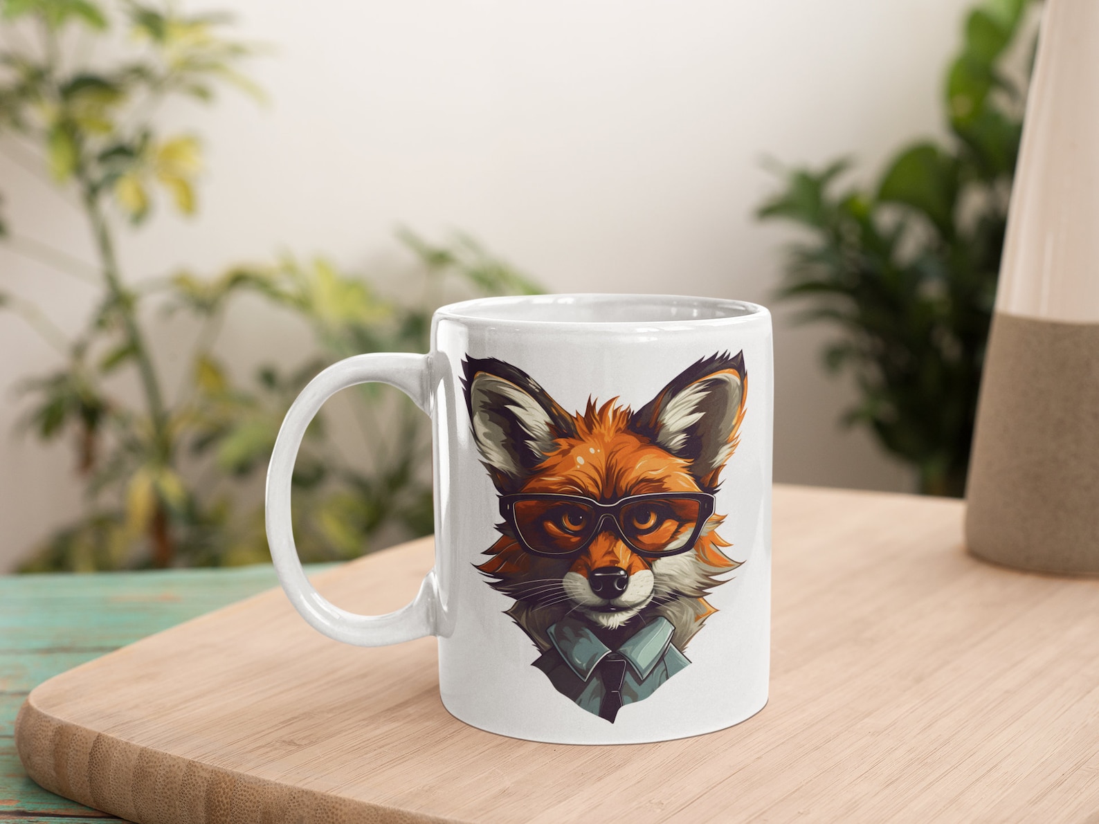 Smart Fox in Glasses Clipart PNG, Sophisticated Animal Digital Art ...