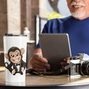 Cheerful Cartoon Monkey Clipart - Transparent PNG, Charming Chimp With ...