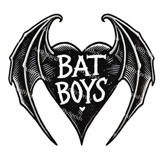 Cool Heart Drawings Bat Wings