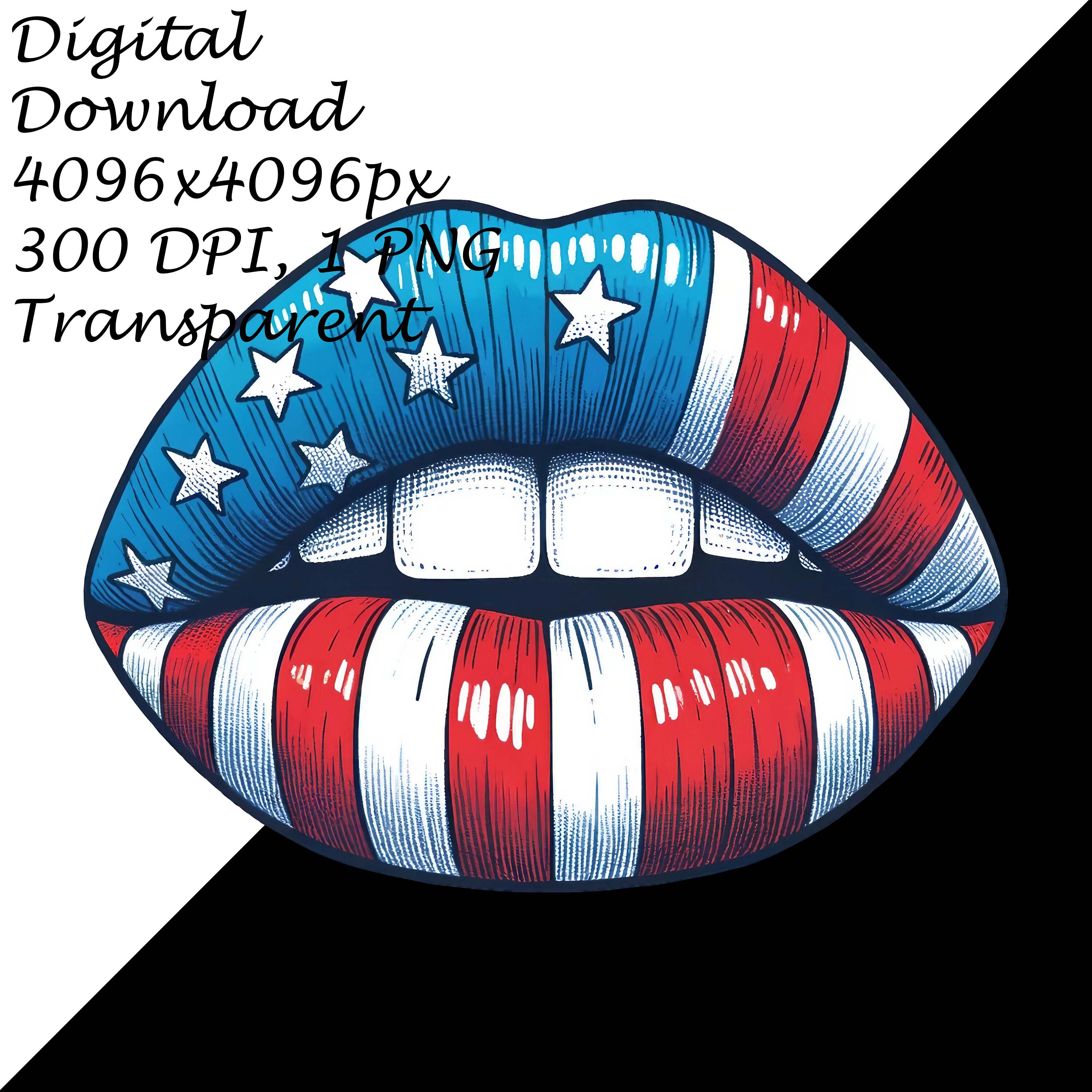American Flag Lipstick