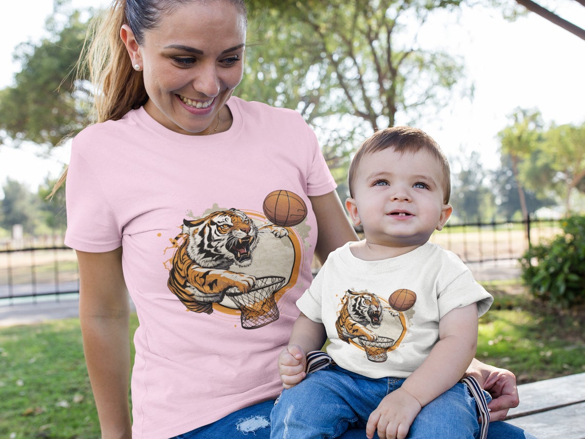 Dynamic Tiger Dunking Basketball Transparent Download PNG Clipart ...